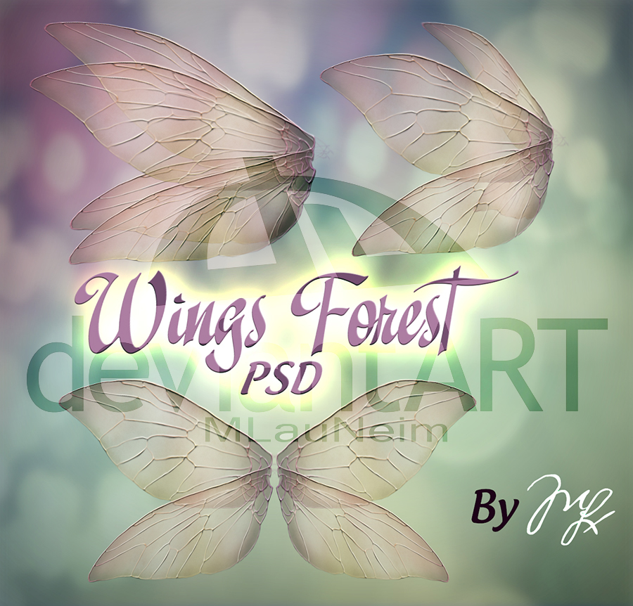 Wings Forest PSD by ArtML30 on DeviantArt