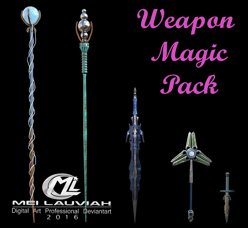 Weapon Magic PNG 3D FREE! by ArtML30 on DeviantArt