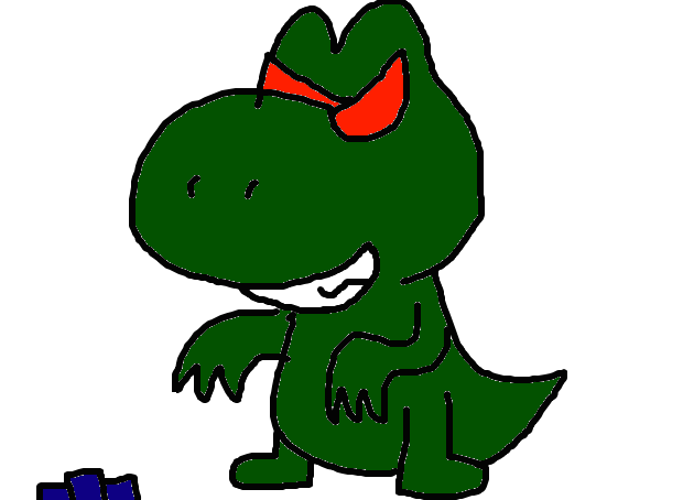 Fight against Giga Yoshi by KarinEggYoshi on DeviantArt