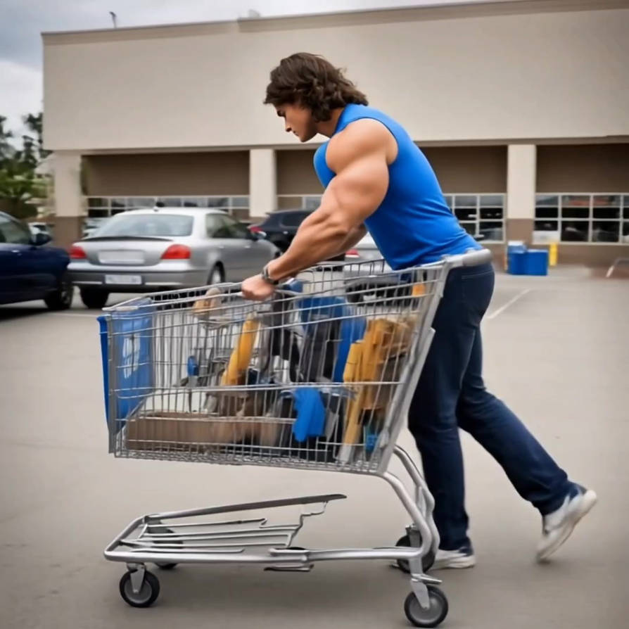 Walmart's New Cart Pusher by Zeppo01 on DeviantArt