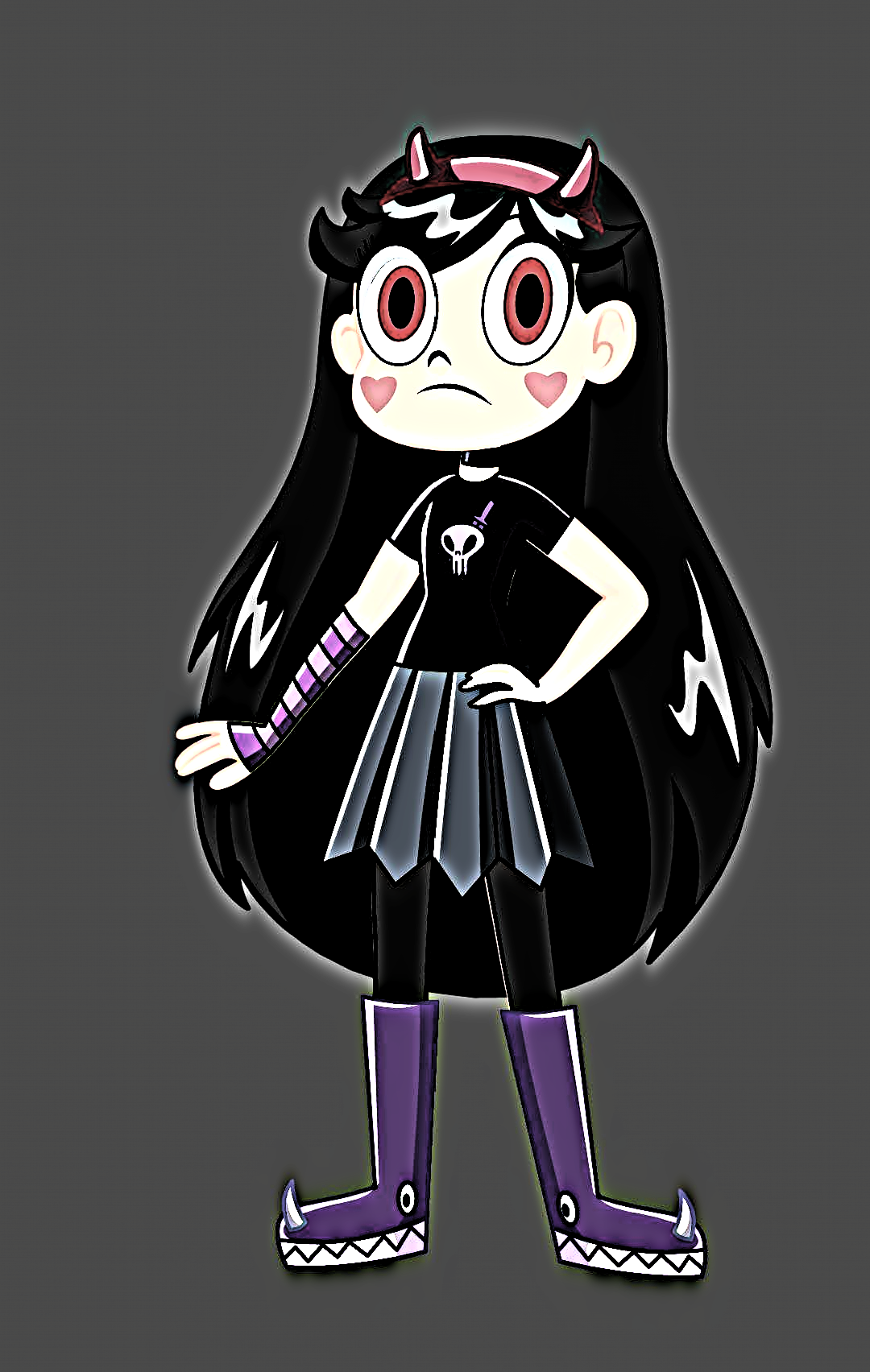 EVIL Star Butterfly glowing by Blaria95-love-bunny on DeviantArt