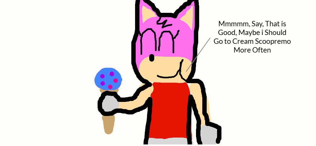 Amy Rose Trying Buh-Za Berry Blast by TeamProckyBen on DeviantArt