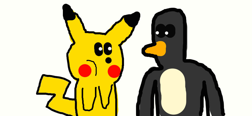 Pikachu? (A Penguin?) by TeamProckyBen on DeviantArt