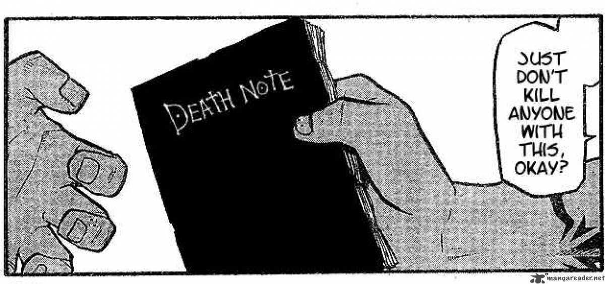 Deathnote: Text and drawing by Dunker1234 on DeviantArt