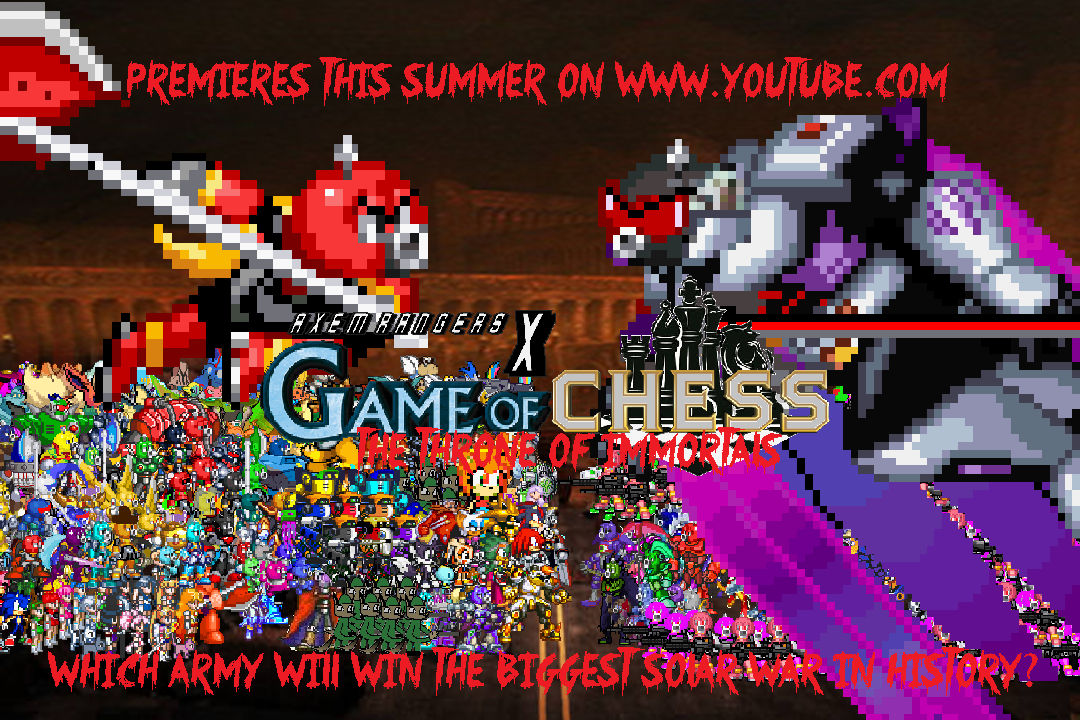 Axem Rangers X Game Of Chess Part 3 Movie Poster by BiohazardStudios1 ...