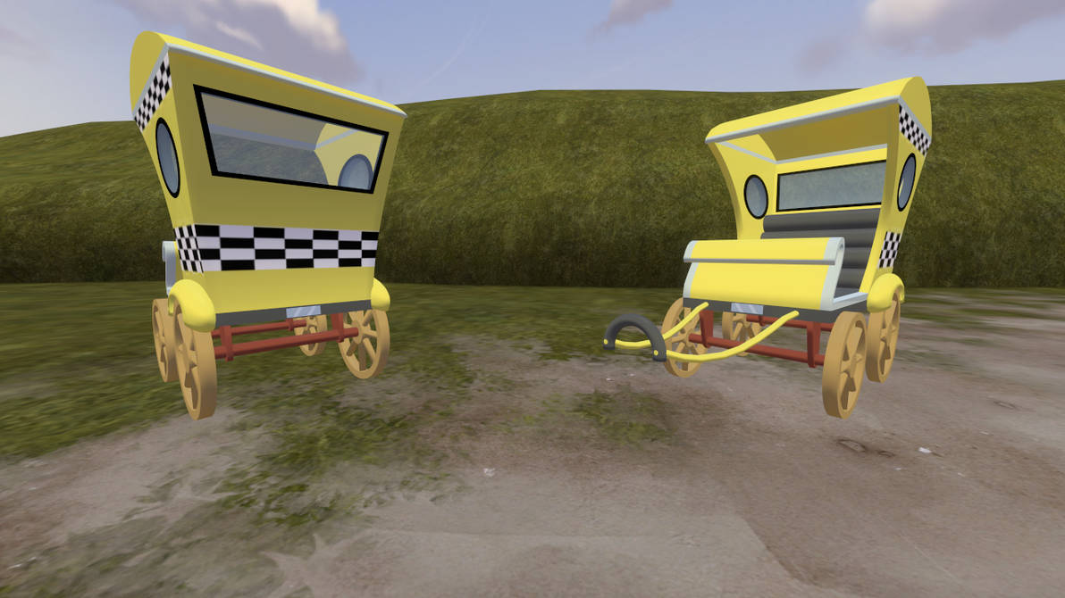 (DL)(SFM) MLP Taxi Cart by Dracagon on DeviantArt