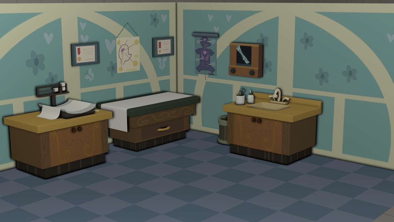 (DL)(SFM)(GMOD) Doctor Exam Room by Dracagon on DeviantArt