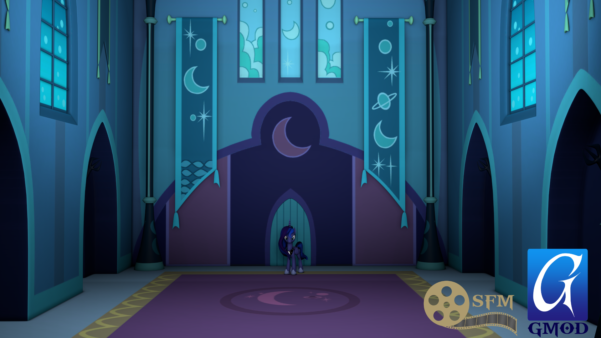 (DL)(SFM)(GMOD) Alpha Nightmare Castle Interior 01 by Dracagon on ...