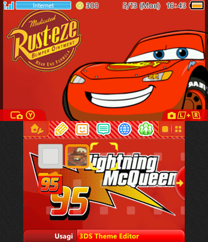 Lightning McQueen 3DS Theme by RedKirb on DeviantArt
