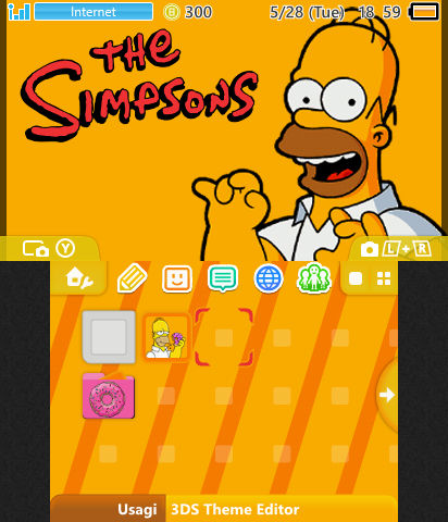 Homer Simpson 3DS Theme by RedKirb on DeviantArt