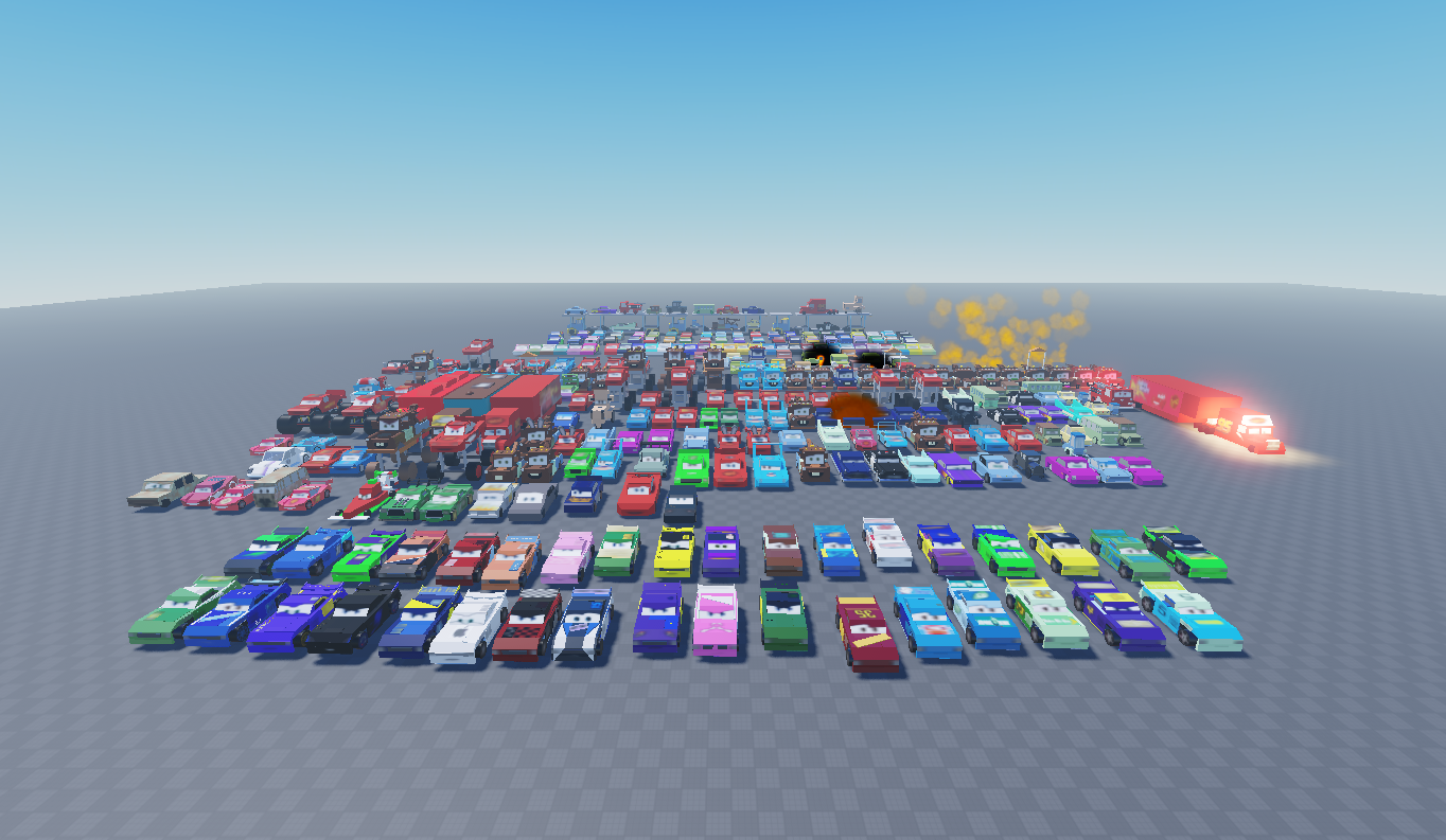 Roblox Old Pixar Cars Model Pack by RedKirbDaRedPuffball on DeviantArt