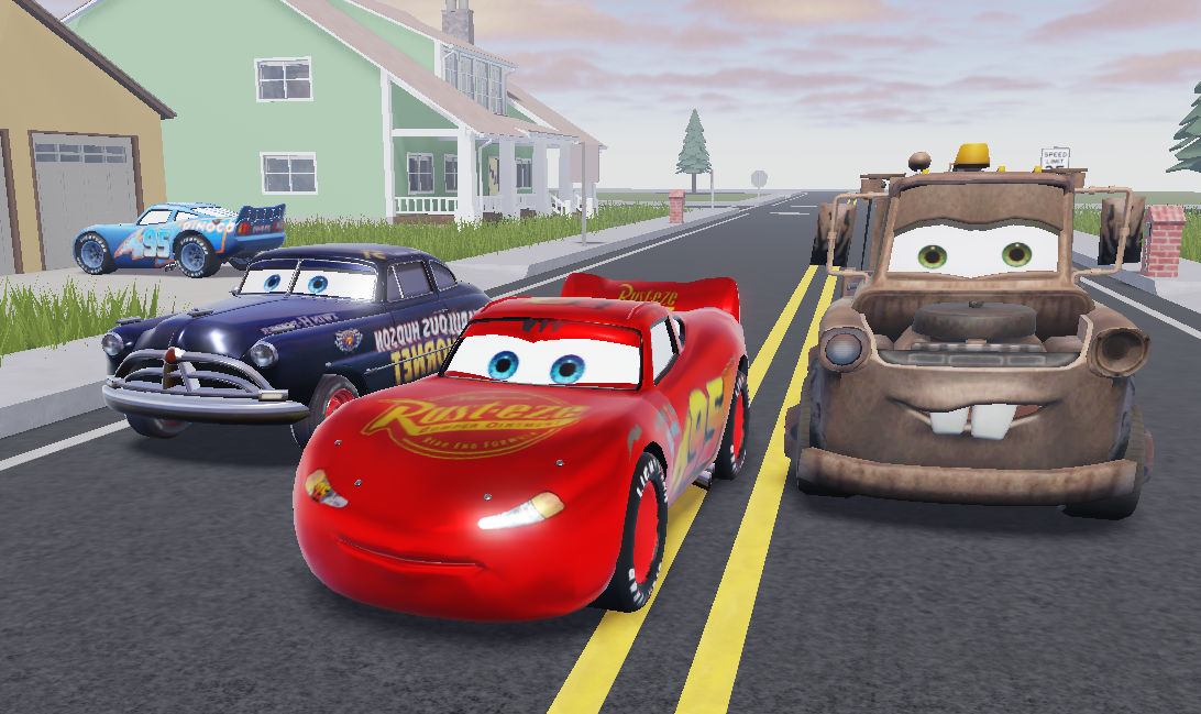 ROBLOX Lightning McQueen, Doc, and Mater Pack by RedKirbDaRedPuffball ...
