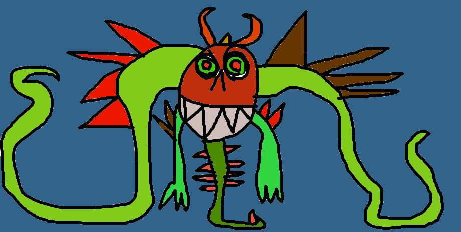 nasty monster by mattjohn1992 on DeviantArt