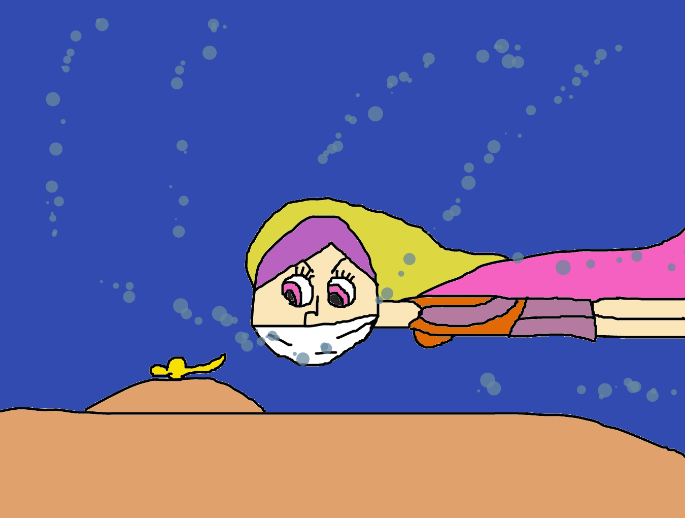 princess girl in water deep by mattjohn1992 on DeviantArt