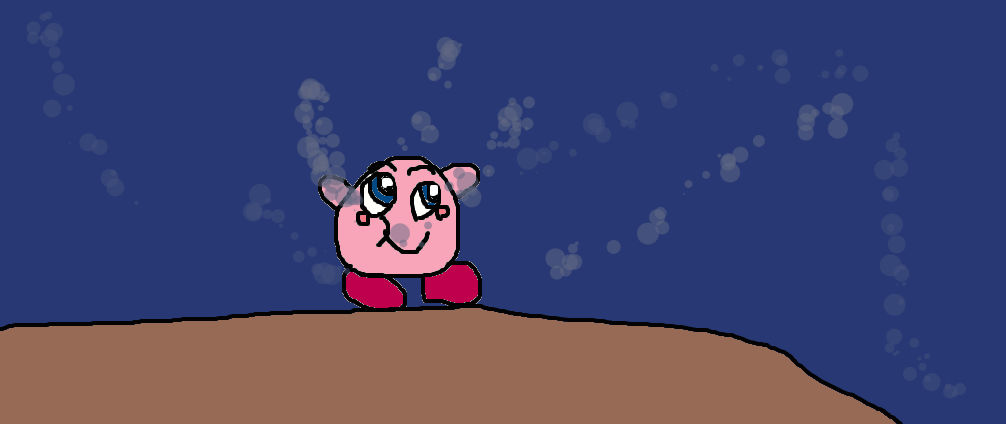 Kirby take a Swim by mattjohn1992 on DeviantArt