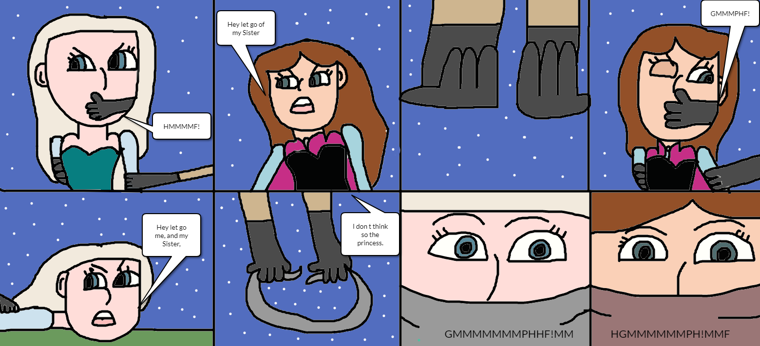 Elsa And Anna Tied Up In The Deep Page 2 By Mattjohn1992 On Deviantart