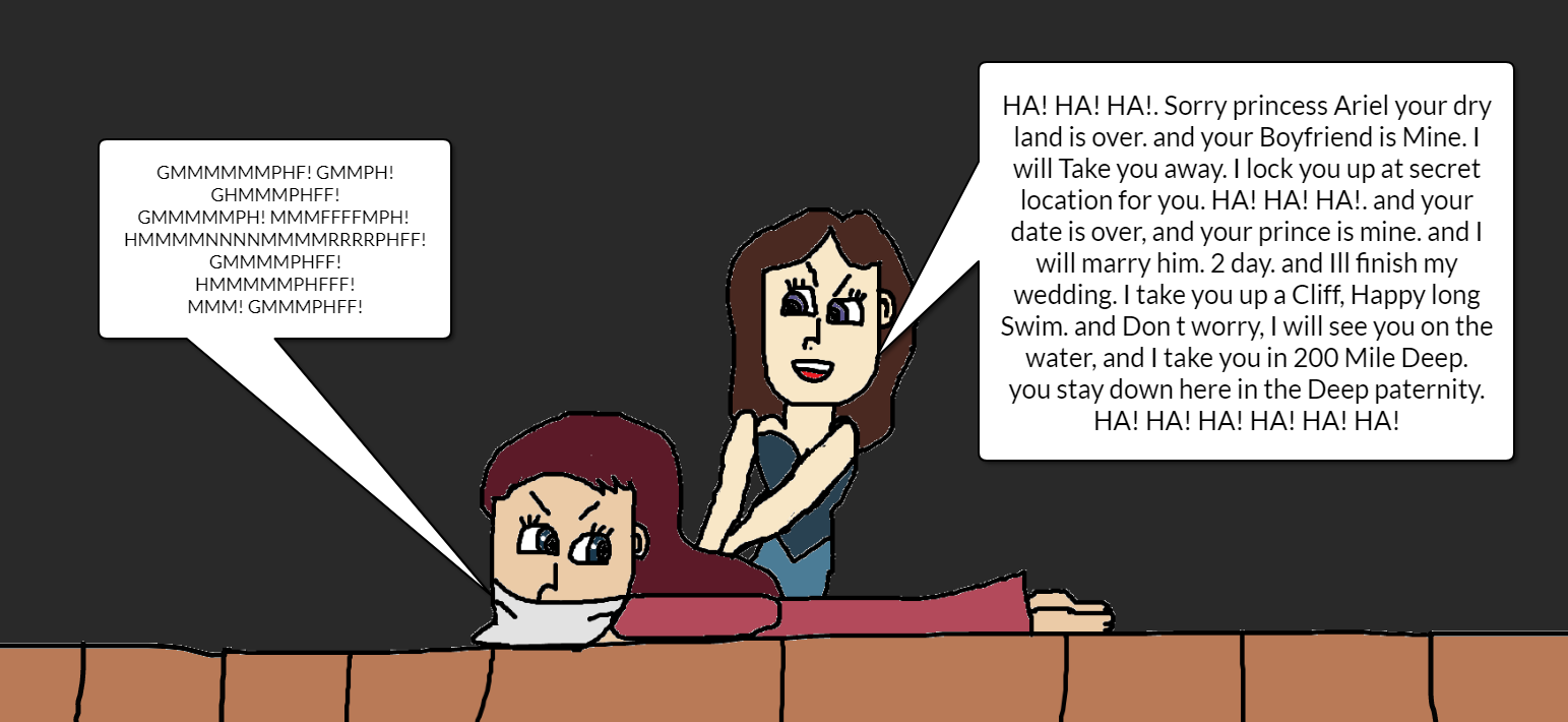 Ariel Human Got Kidnapped by mattjohn1992 on DeviantArt