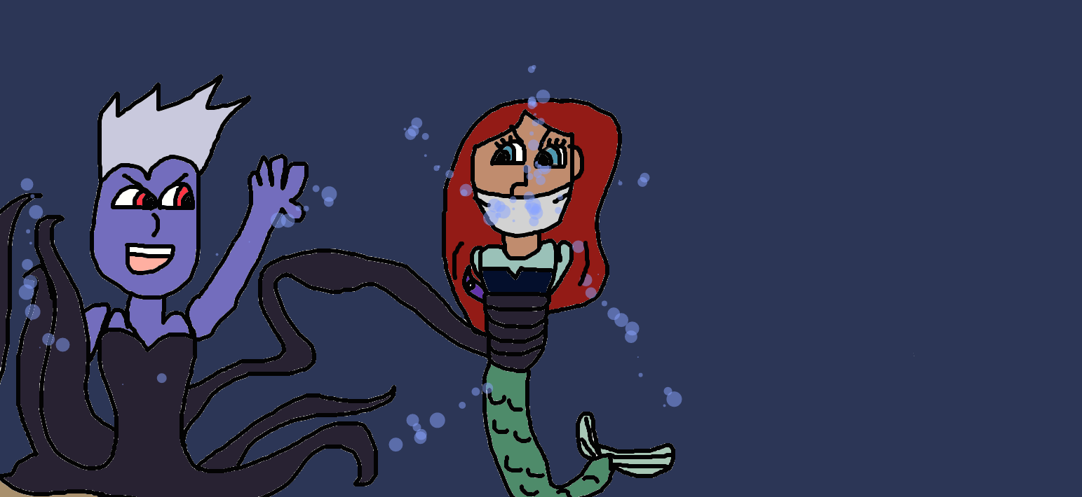 Ursula kidnapped Ariel in the Deep. by mattjohn1992 on DeviantArt