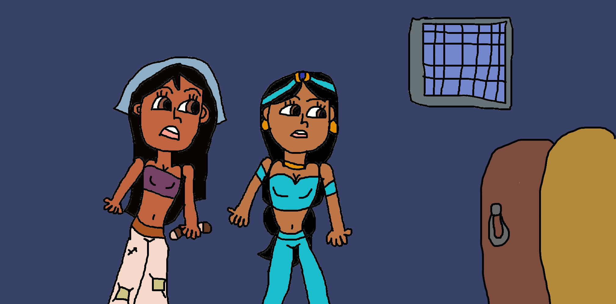 female Aladdin and princess Jasmine, by mattjohn1992 on DeviantArt