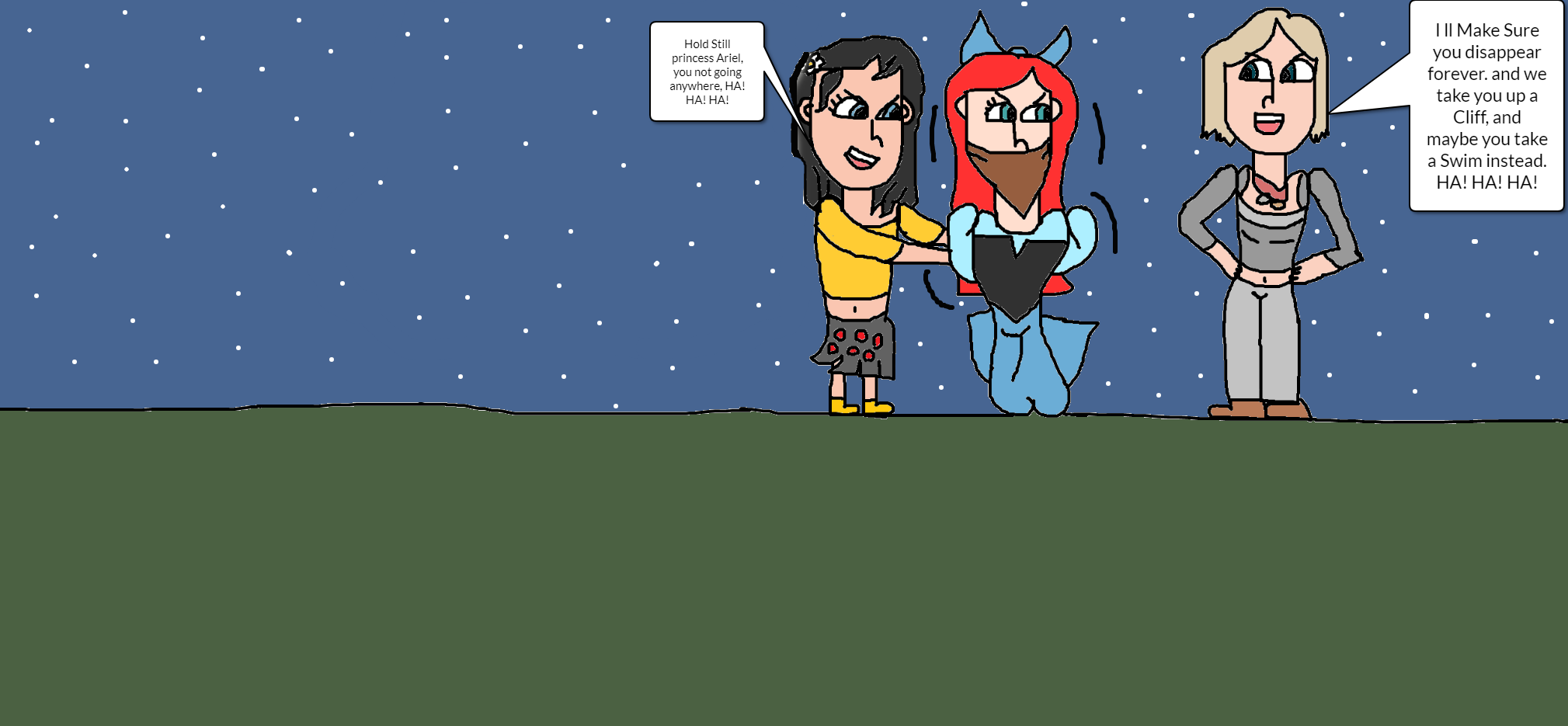 Ariel tied up in the Deep Cover by mattjohn1992 on DeviantArt