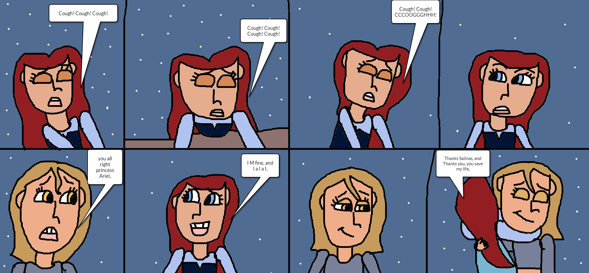 Ariel tied up in the Deep Sea,To Save, page 2 by mattjohn1992 on DeviantArt