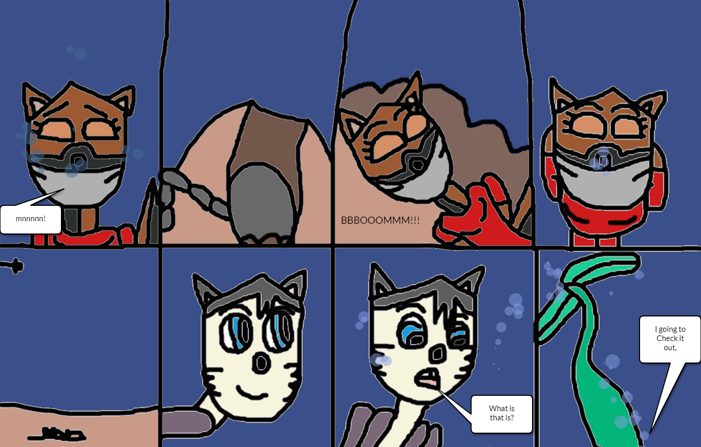 Angel Tied up in Underwater peril pages 9 by mattjohn1992 on DeviantArt