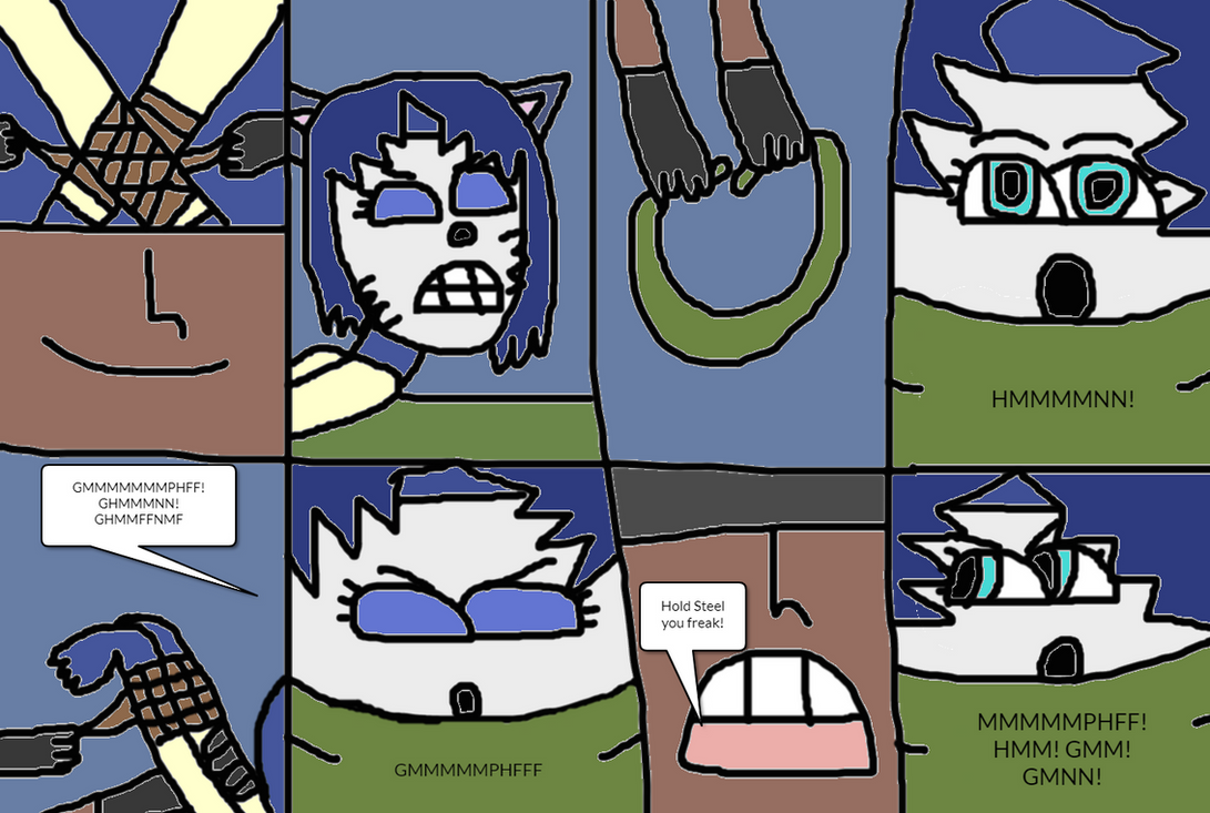 Krystal Fox Tied up in Quicksand pages 2 by mattjohn1992 on DeviantArt