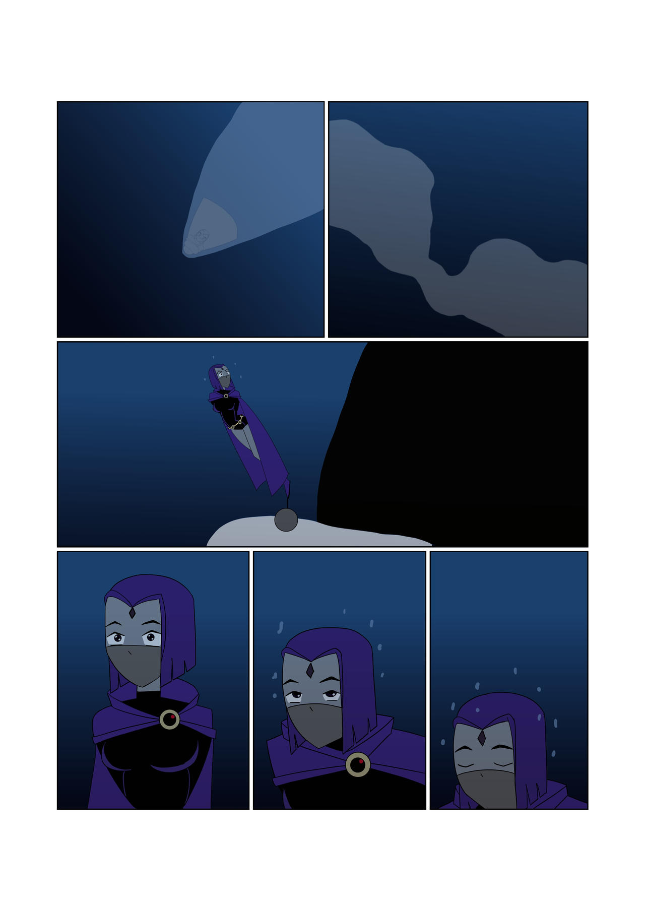 Raven Tied Up In The Water Pages 5 By Mattjohn1992 On Deviantart