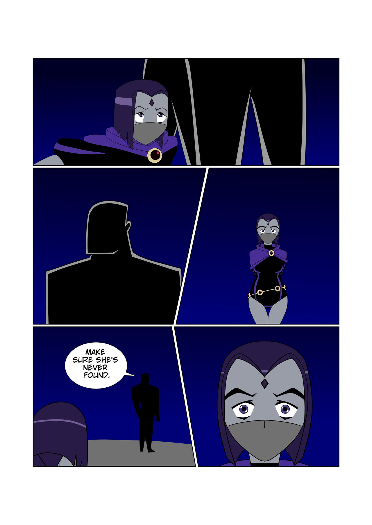 Raven Tied up in the water pages 3 by mattjohn1992 on DeviantArt