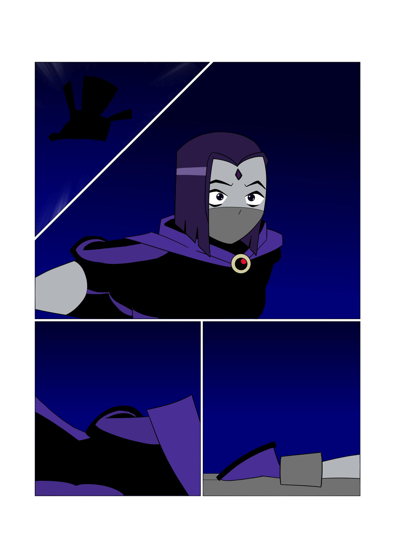 Raven Tied up in the water pages 2 by mattjohn1992 on DeviantArt