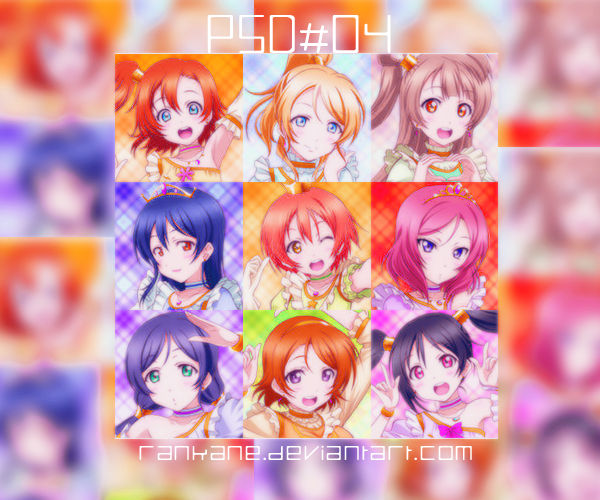 Love Live#PSD by Rankane on DeviantArt