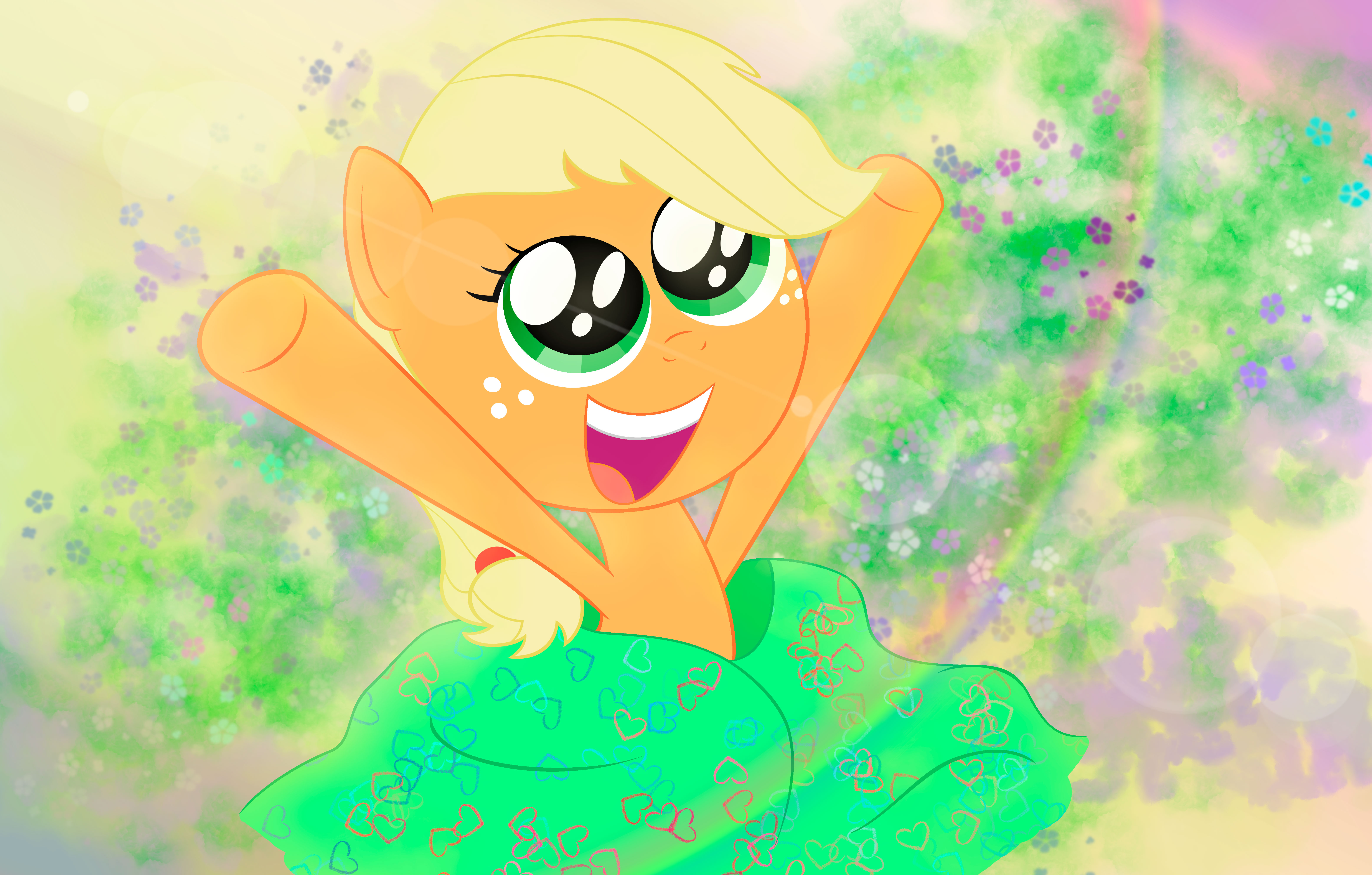 Hug Me!-Applejack by solid32 on DeviantArt