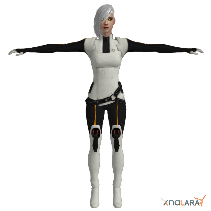 Human GLaDOS Custom Model by toughraid3r37890 on DeviantArt