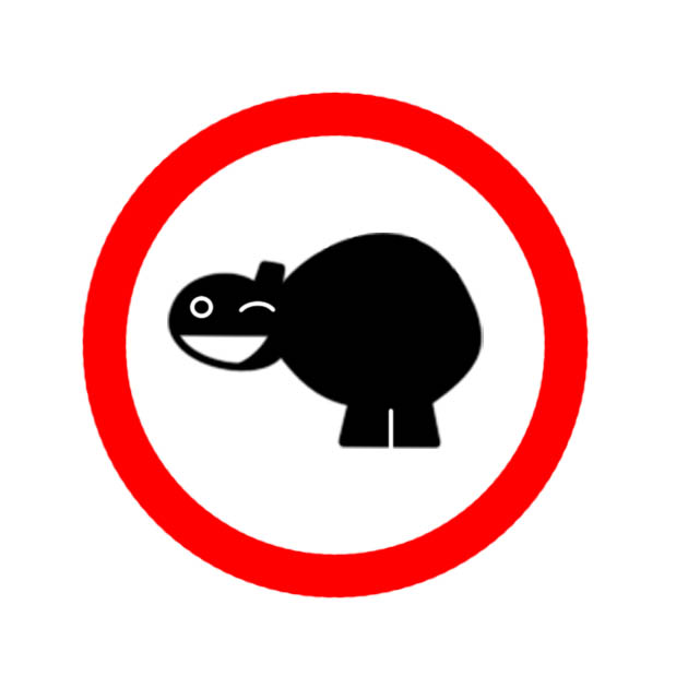 Tiny Hippo - Road Sign Style by TinyHippo on DeviantArt