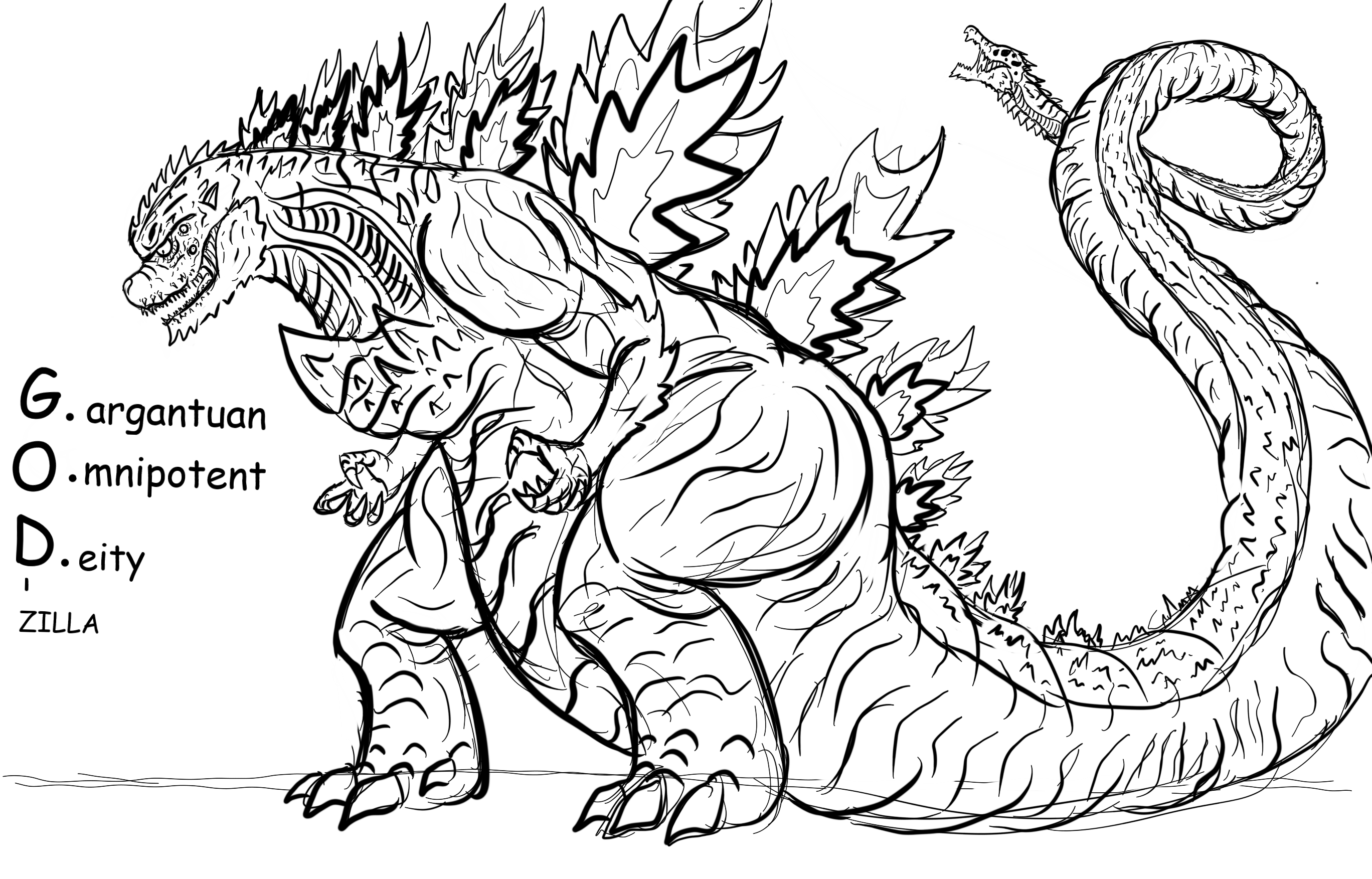 G.O.D.-ZILLA by ToonHolt on DeviantArt