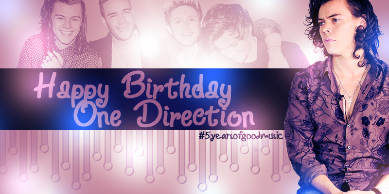 Happy birthday One Direction(PSD) by Theo1905 on DeviantArt