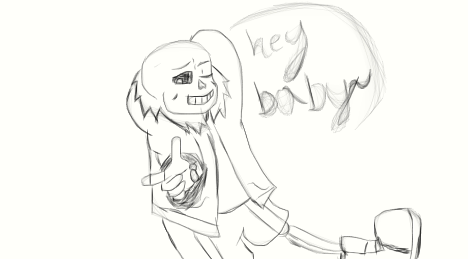 Sans Hey Baby~-Undertale by Undertale-Sans-Trash on DeviantArt