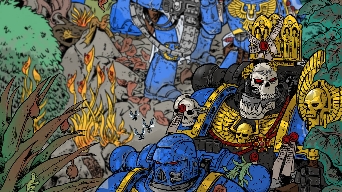 WH40K: Ultramarines - Wallpaper by KrzysztofMalecki on DeviantArt