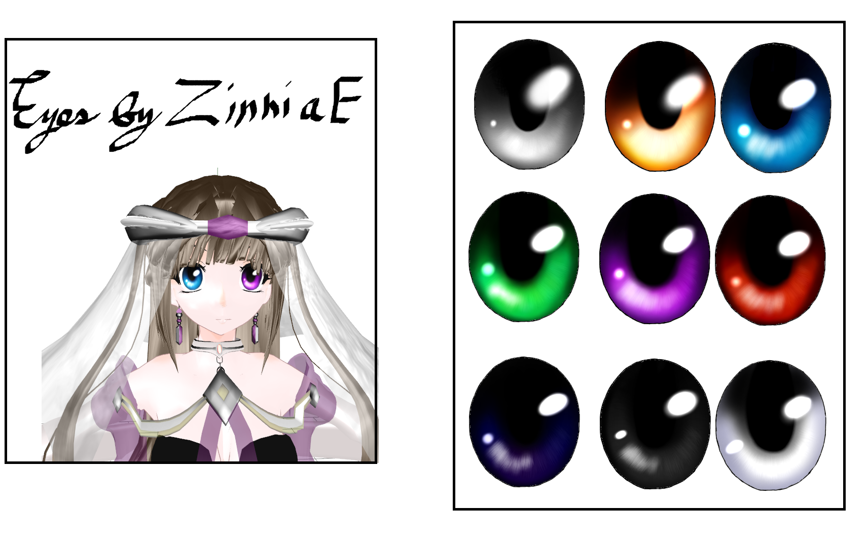 Eye texture pack by ZinniaE 1 by ZinniaE on DeviantArt