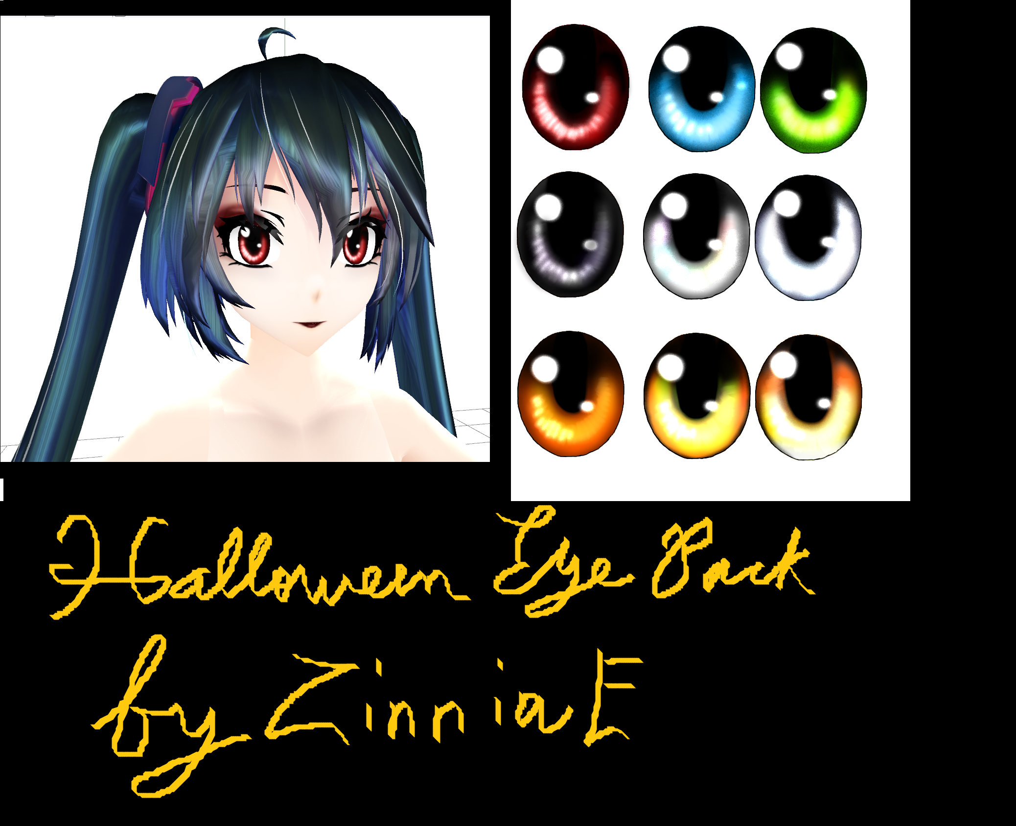 Halloween eye pack by ZinniaE by ZinniaE on DeviantArt