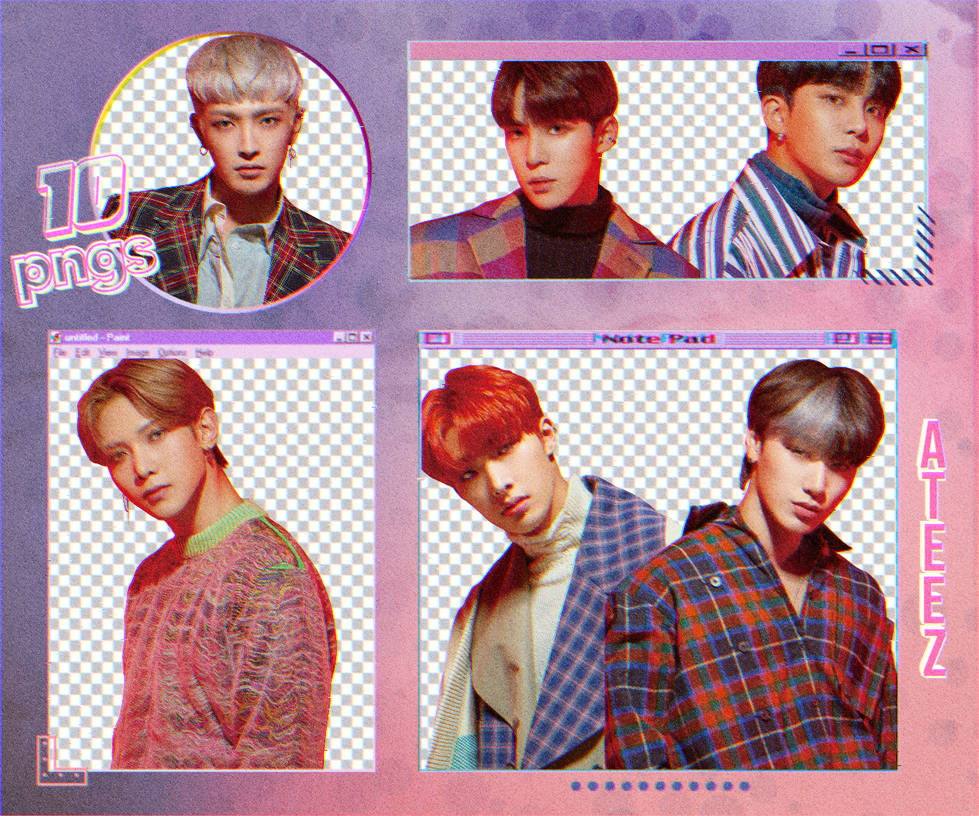 PACK PNG - ATEEZ by katewavy on DeviantArt