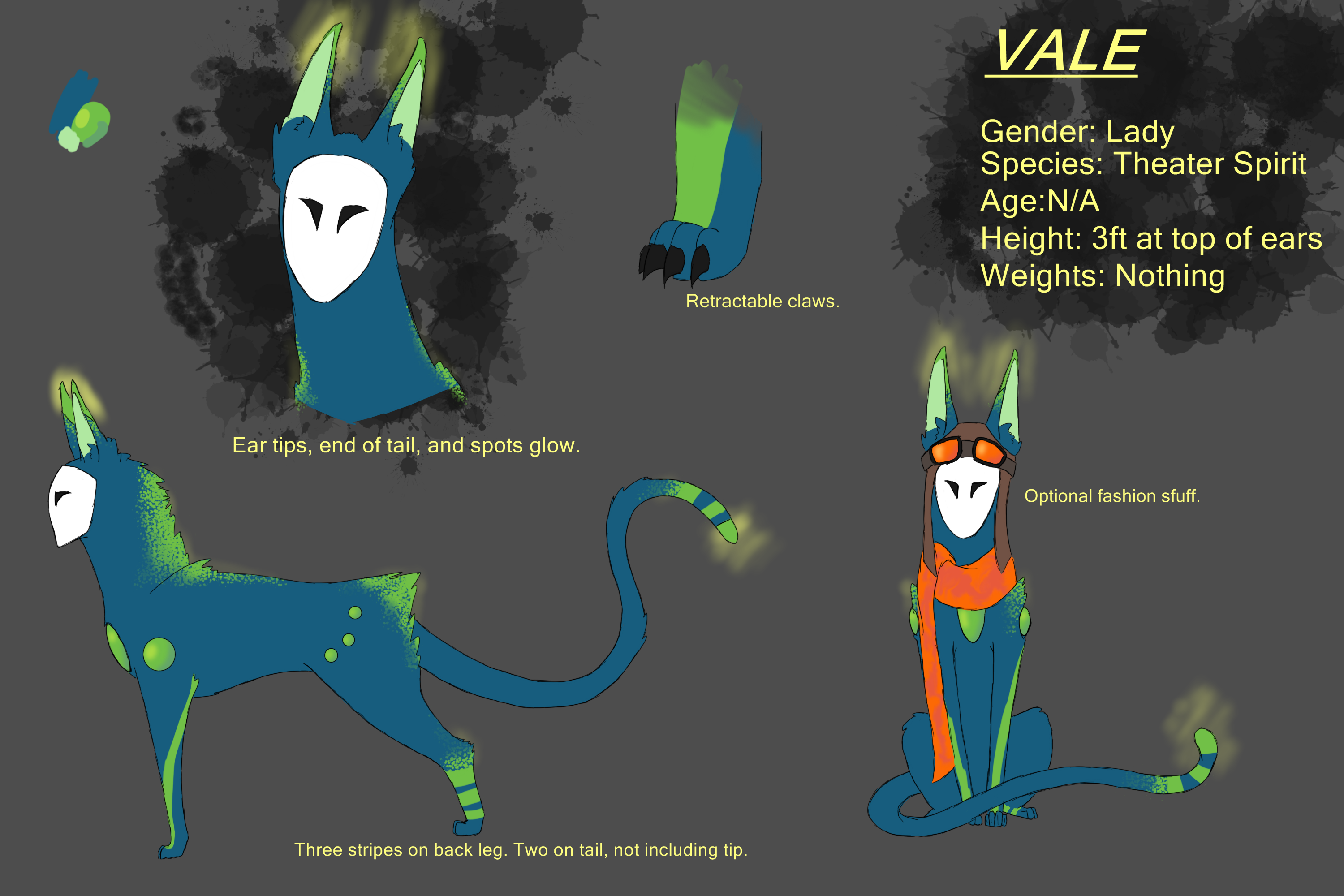 Vale Reference Sheet (outdated) by umigiumi on DeviantArt