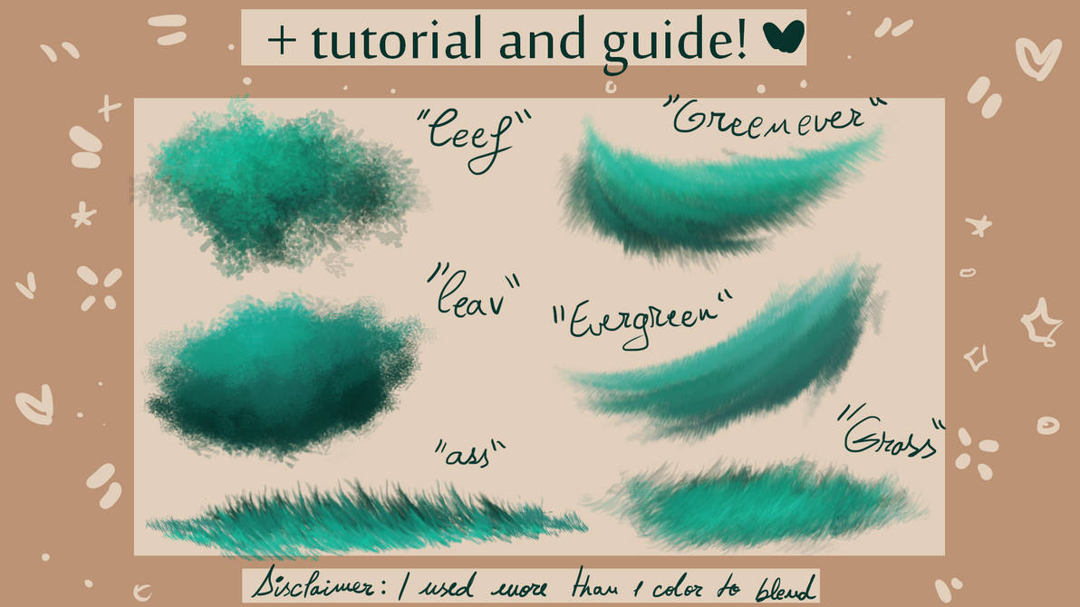 how to draw grass in medibang