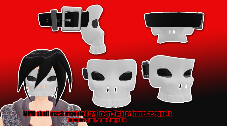 MMD skull mask+DL by Fina-Nz21 on DeviantArt
