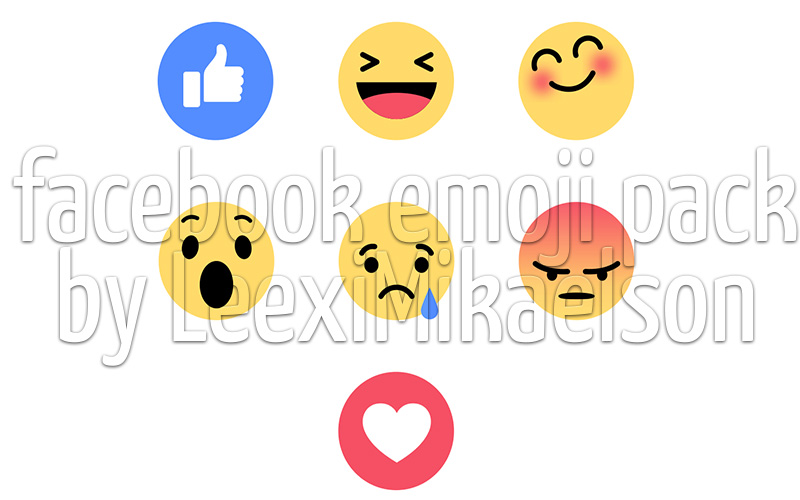 FACEBOOK EMOJI PACK BY LeexiMikaelson by LeexiMikaelson on DeviantArt