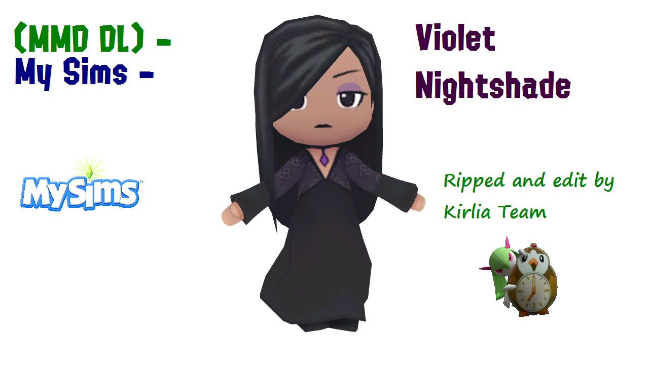 (MMD DL) MySims - Violet Nightshade by kirliateam on DeviantArt