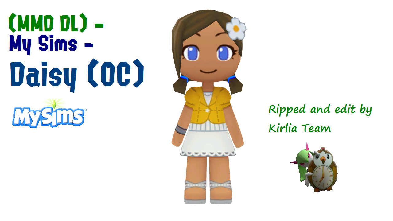 (MMD DL) MySims - Daisy (OC) by kirliateam on DeviantArt