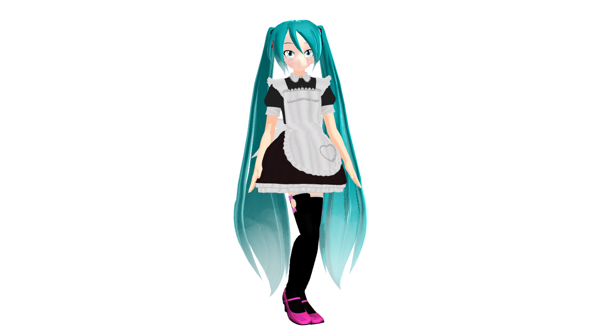 (MMD DL) Miku Hatsune Maid Dress by kirliateam on DeviantArt