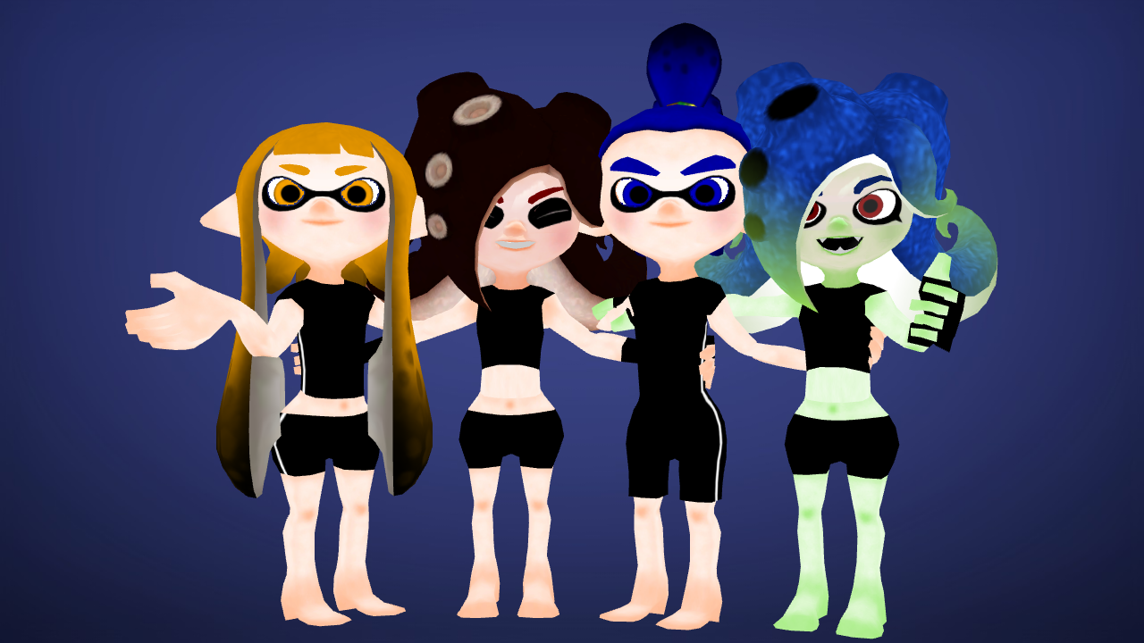 (MMD DL) Inkling and Octolingl (base) by kirliateam on DeviantArt