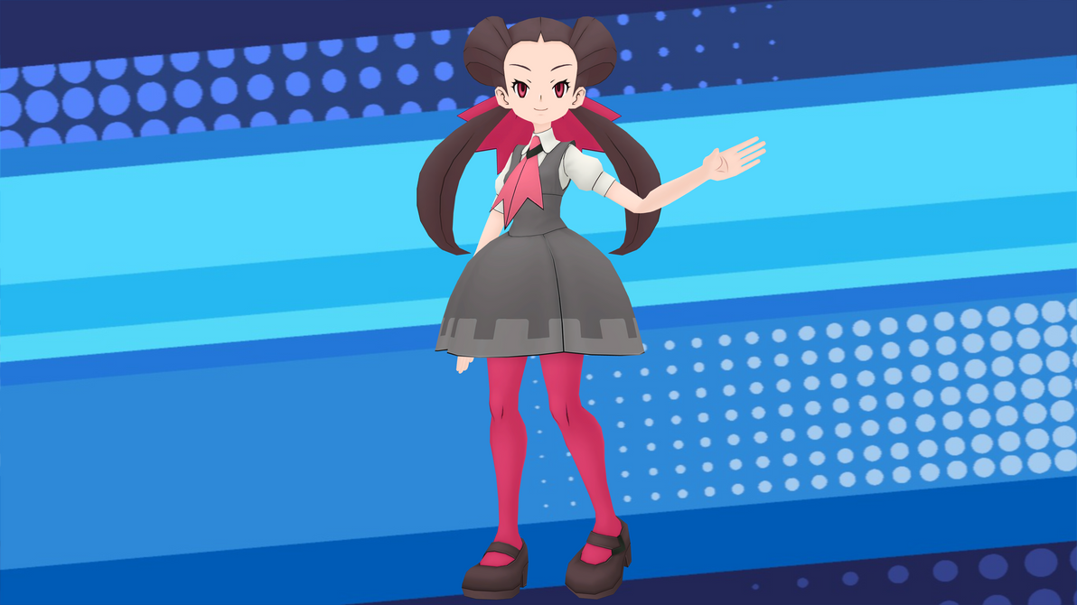 (MMD DL) Pokemon Masters - Roxanne by kirliateam on DeviantArt